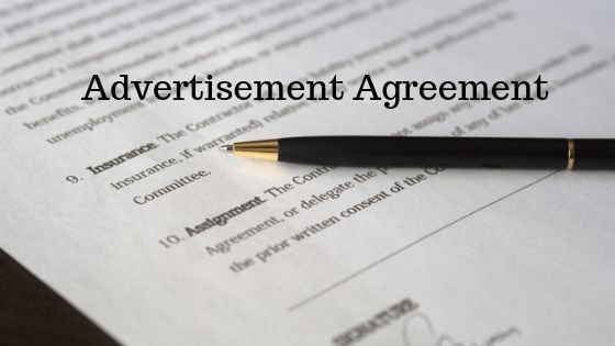 Advertisement Agreement | Legal Shots